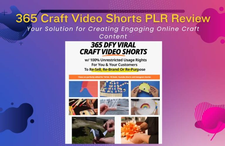 365 Craft Video Shorts PLR Review